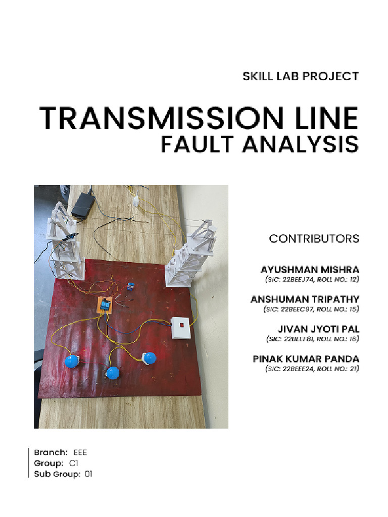 Transmission Line Fault Detection | PDF