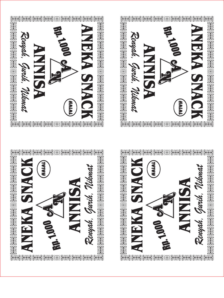 Aneka Snack Annisa | PDF