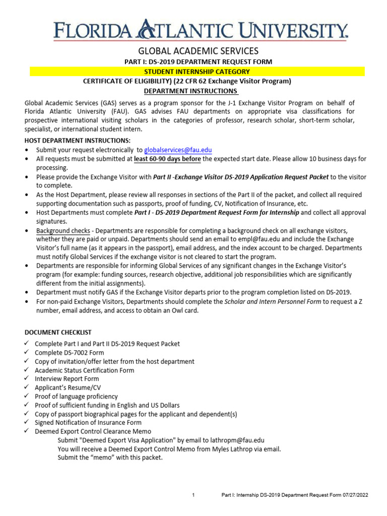 Internship Request Form Updated | PDF | Internship | Job Hunting