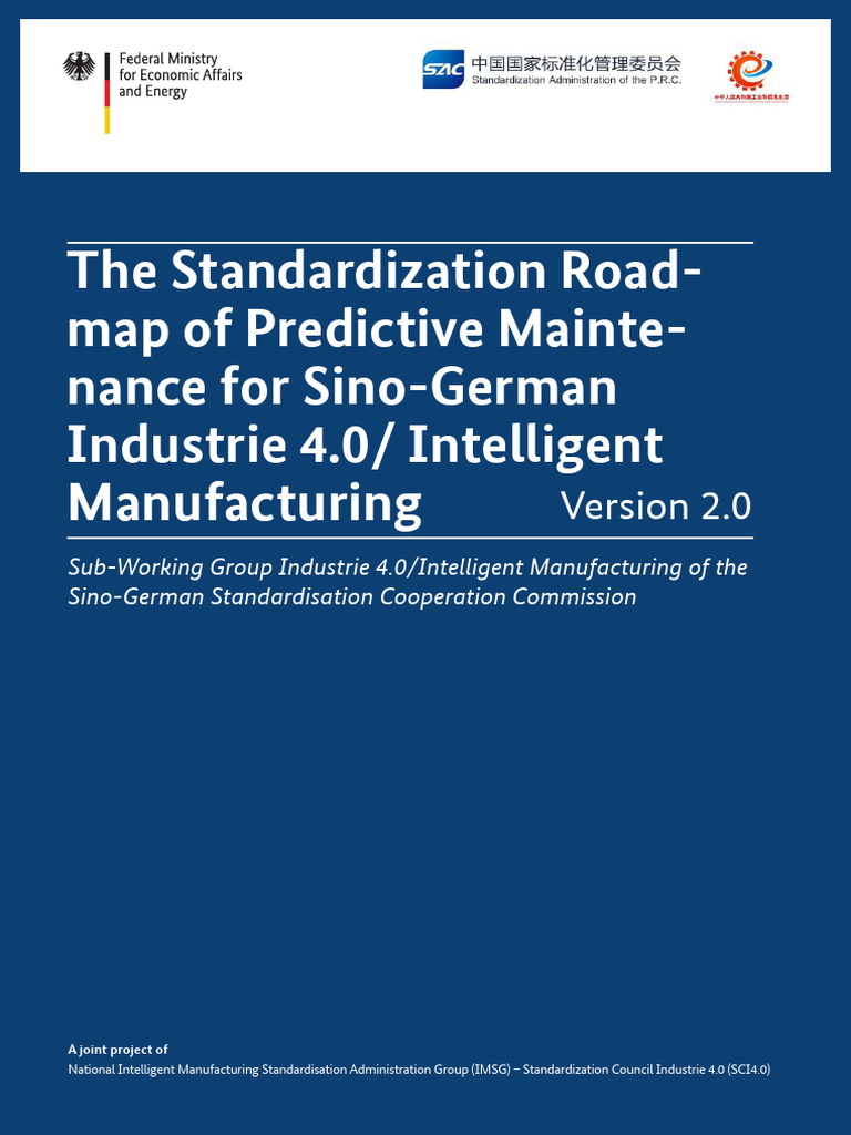 The Standardization Roadmap of Predictive Maintenance V2 | PDF ...