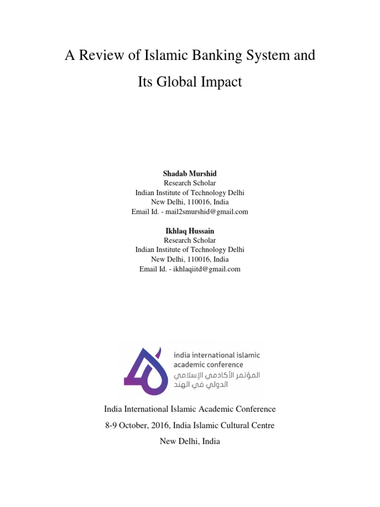 Islamic Banking: Principles and Impact | PDF | Islamic Banking And ...