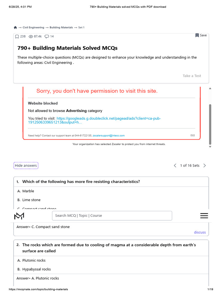 Building Material Part 1 | PDF | Cement | Lime (Material)
