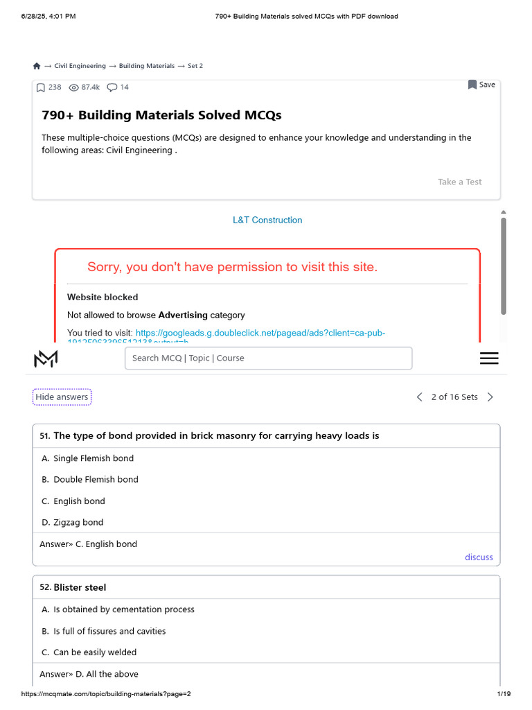 Building Material Part 2 | PDF | Cement | Lime (Material)