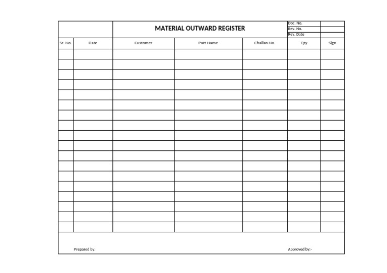 02.outward Reg. | PDF