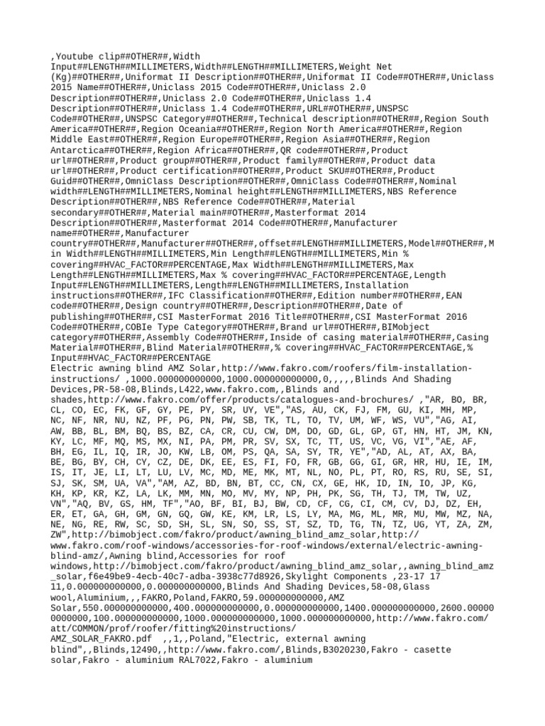 Windows Blinds Electric Awning Blind AMZ Solar | PDF