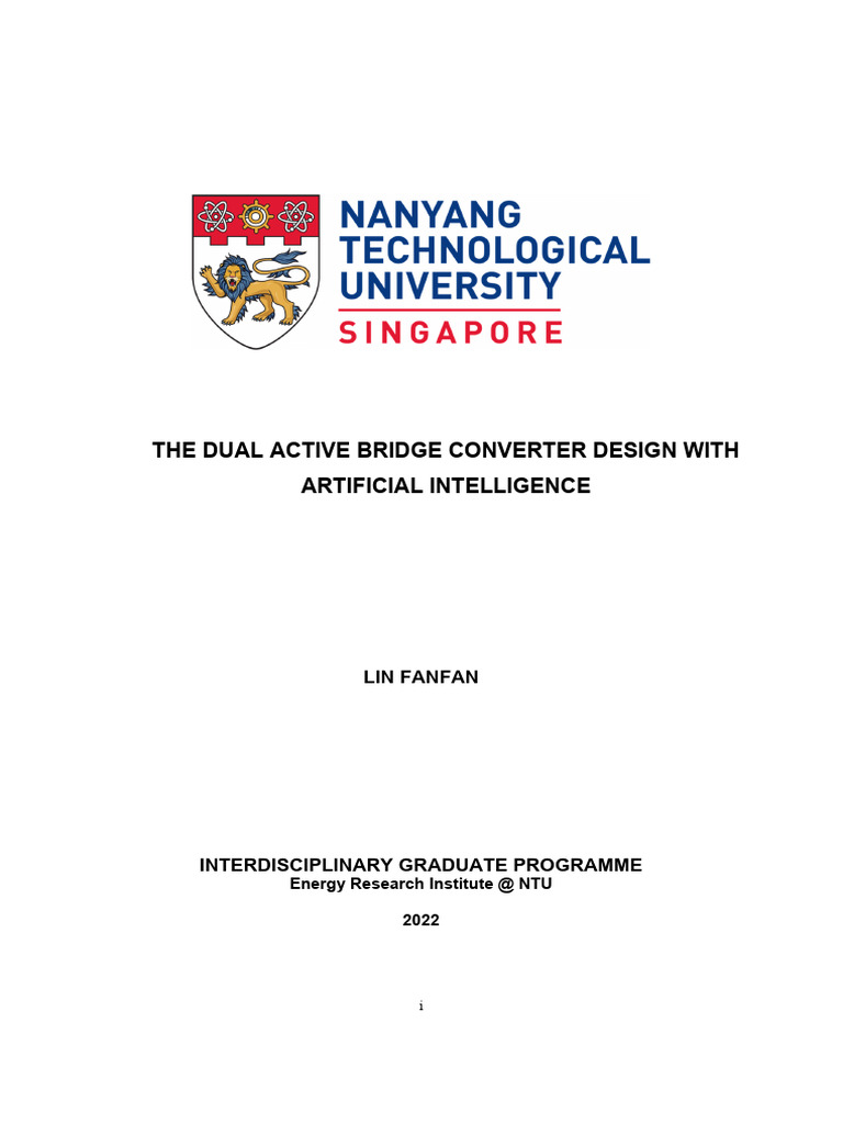 AI-Enhanced Dual Active Bridge Converter | PDF | Climate Change | Resonance