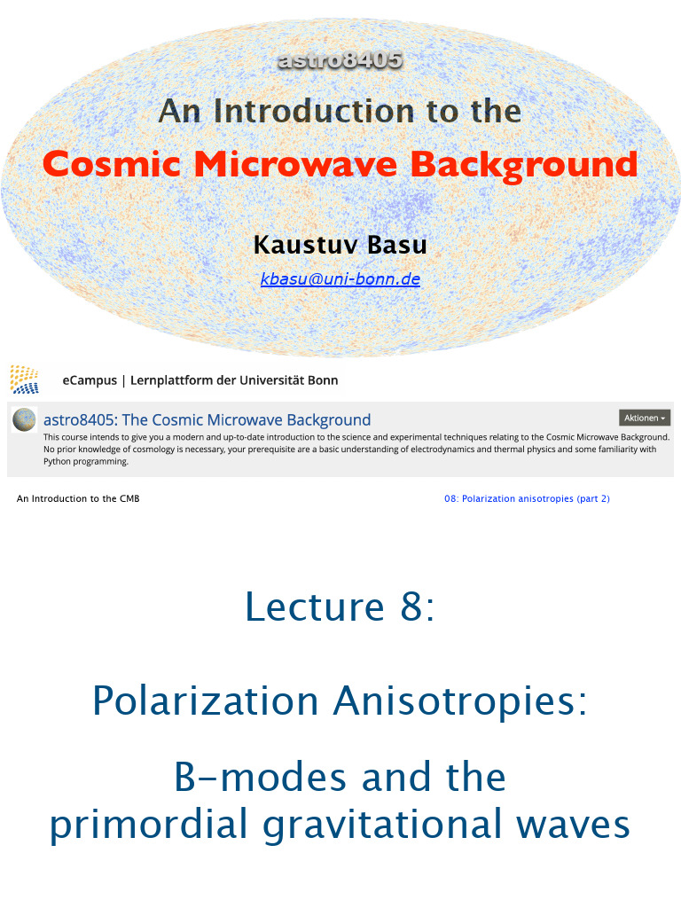 CMB.08 - Polarization-II | PDF | Cosmic Microwave Background ...