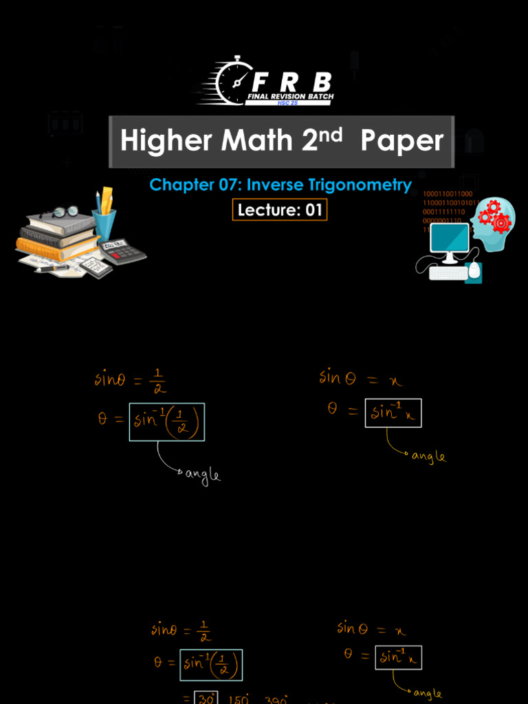 Inverse Trigonometry Pdf