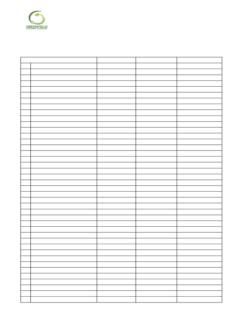Attendance Format 1 | PDF