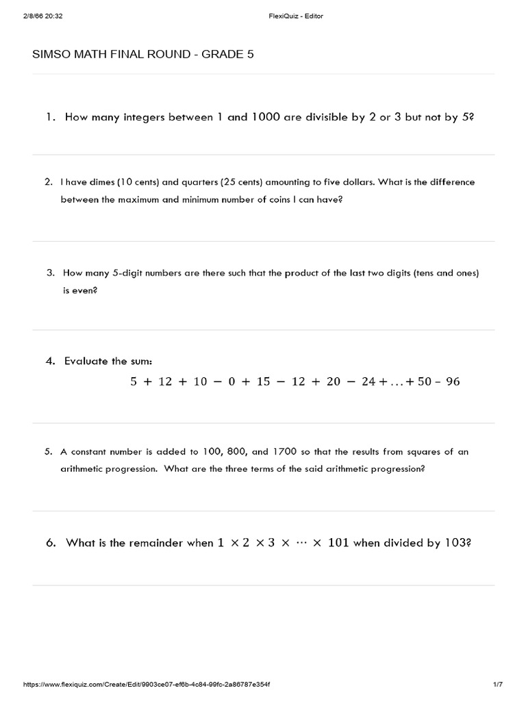 Grade 5 | PDF