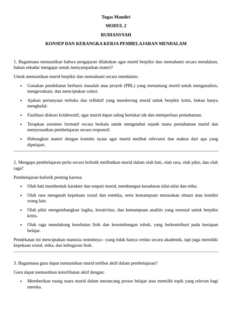 Tugas Mandiri Modul 2 Asinkronus | PDF