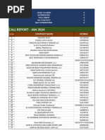Cold Calling Tracking Sheet | PDF