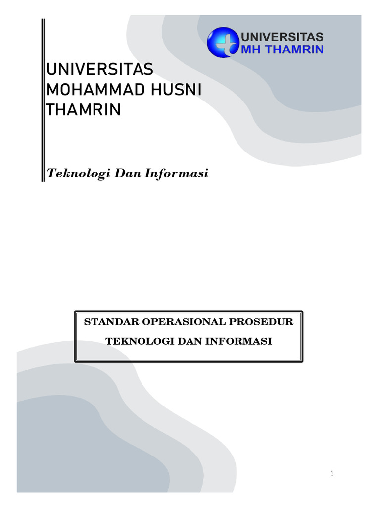 SOP Keamanan Ruang Server UMHT | PDF