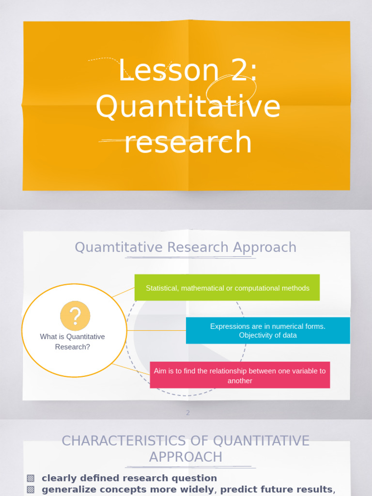Understanding Quantitative Research | PDF | Statistics | Quantitative ...