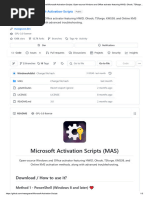 Microsoft Activation Scripts (MAS) - MAS | PDF | Microsoft Windows | Software