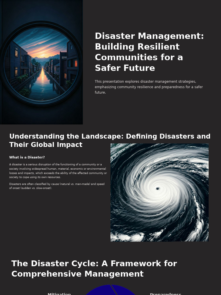 Disaster Management Building Resilient Communities For A Safer Future ...