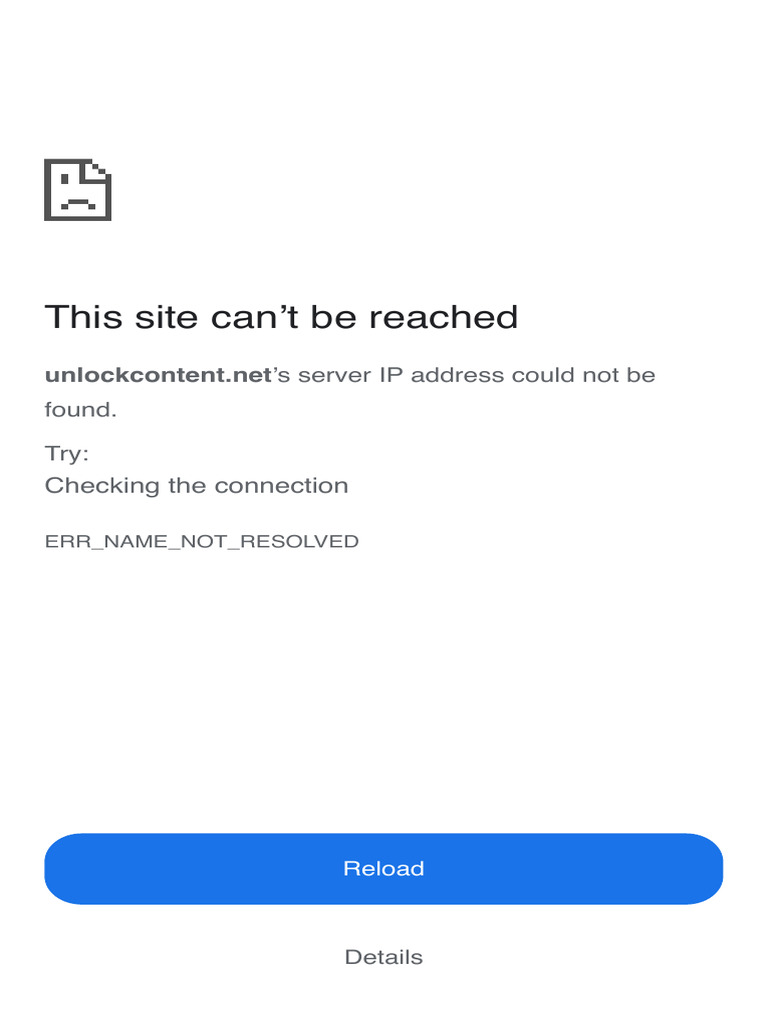 This Site Can't Be Reached: 'S Server IP Address Could Not Be Found ...