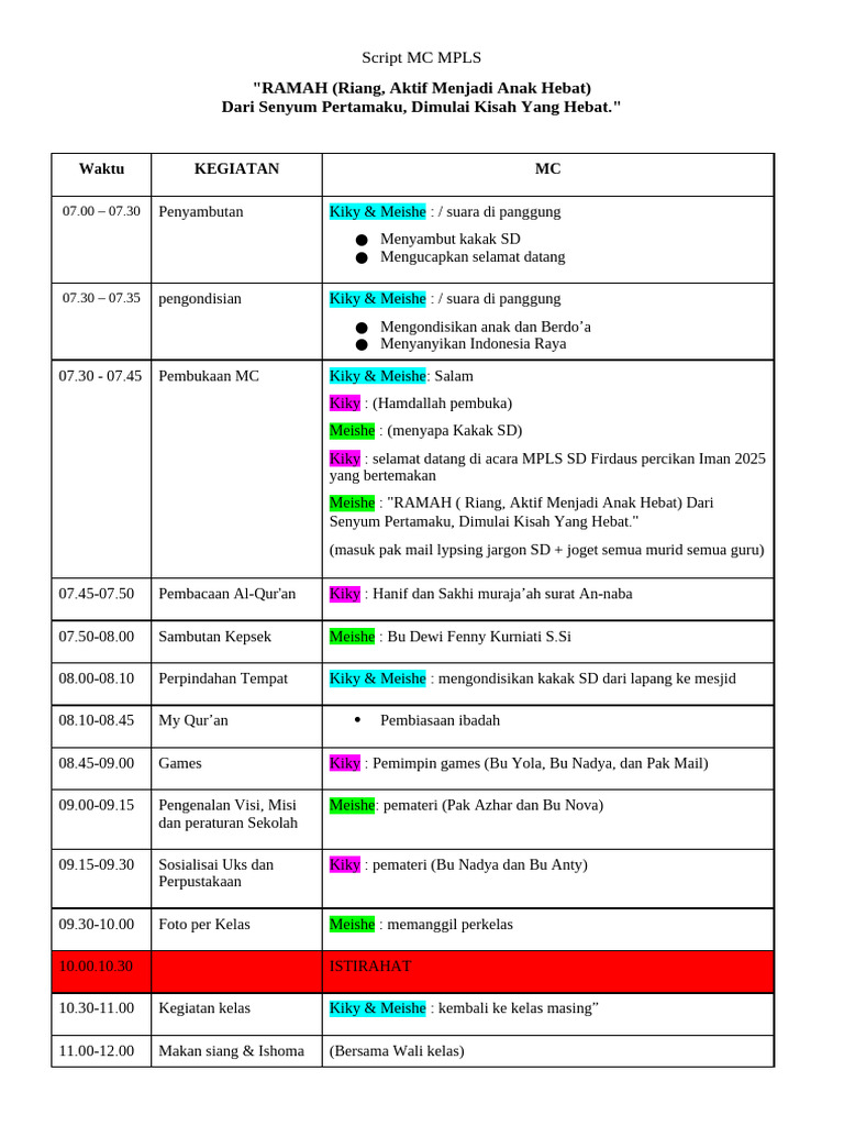 Script MC MPLS Day 1 2025 | PDF