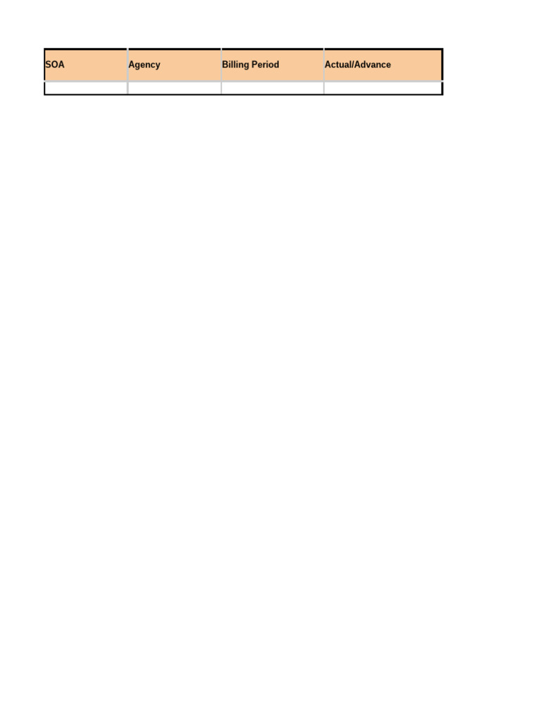 Sample Template Billing | PDF
