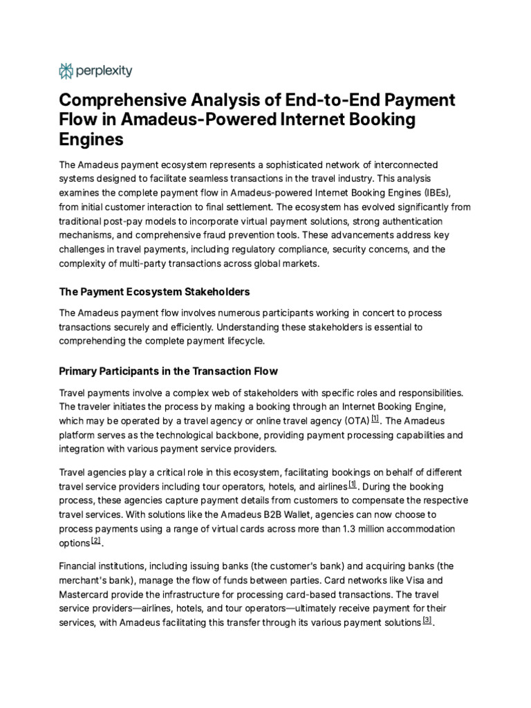 Comprehensive Analysis of End-To-End Payment Flow | PDF | Computer ...