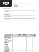 3-Year Barangay Development Plan Template | PDF