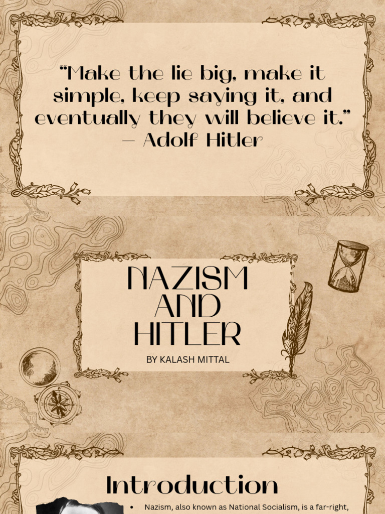 Understanding Nazism and Hitler's Ideology | PDF | Nazi Germany | Nazism