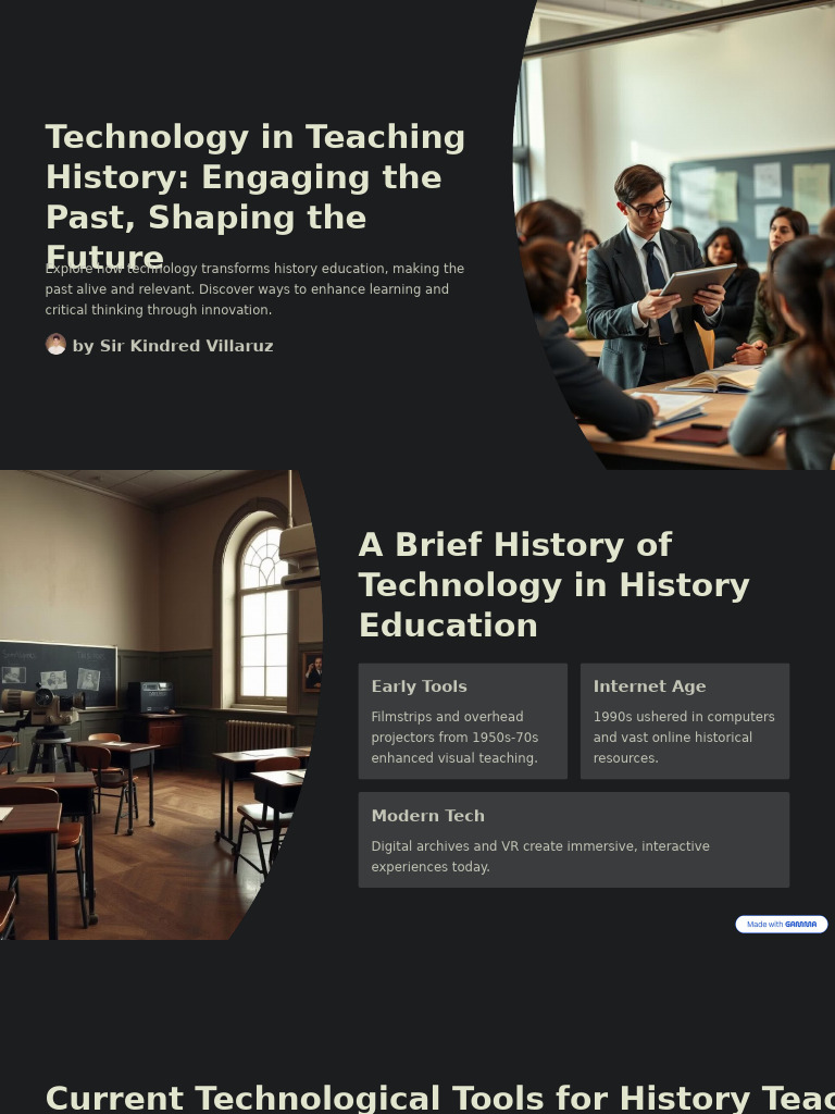 Technology in Teaching History Engaging The Past Shaping The Future ...