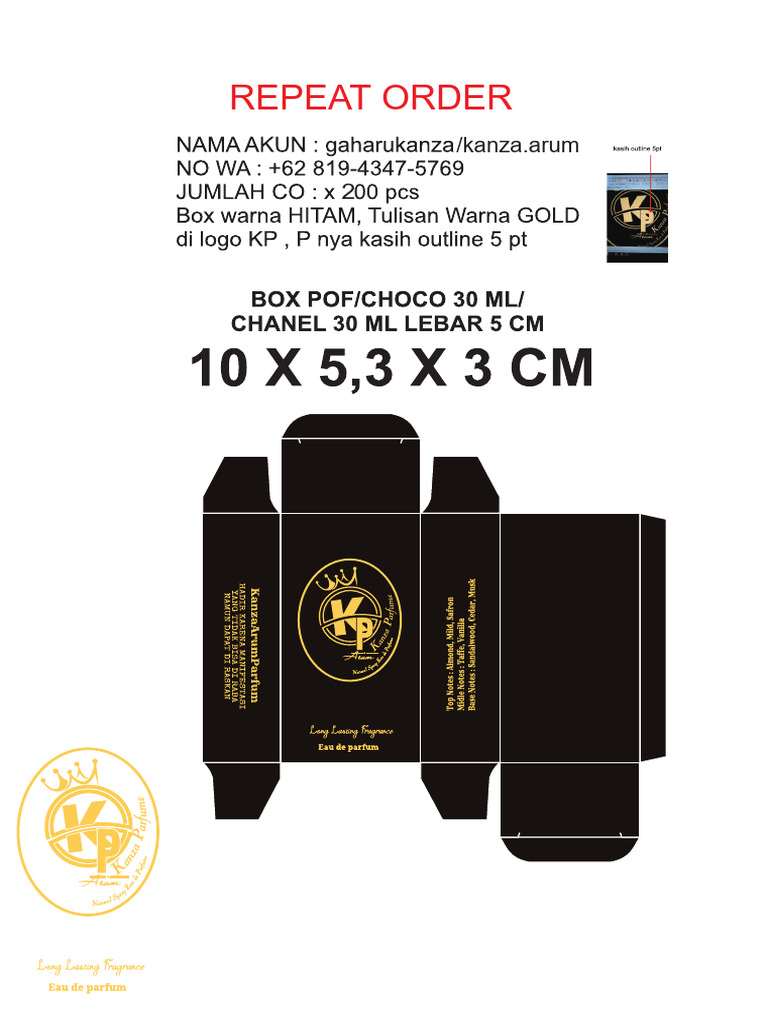 Logo KP Kanza Parfum Akun Kanza - Arum | PDF