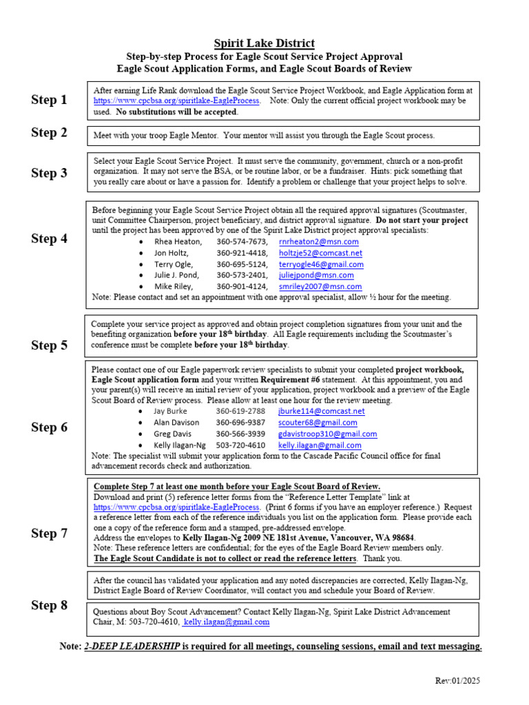 Eagle Scout Project Approval Process 2025 | PDF | Patriotic And ...