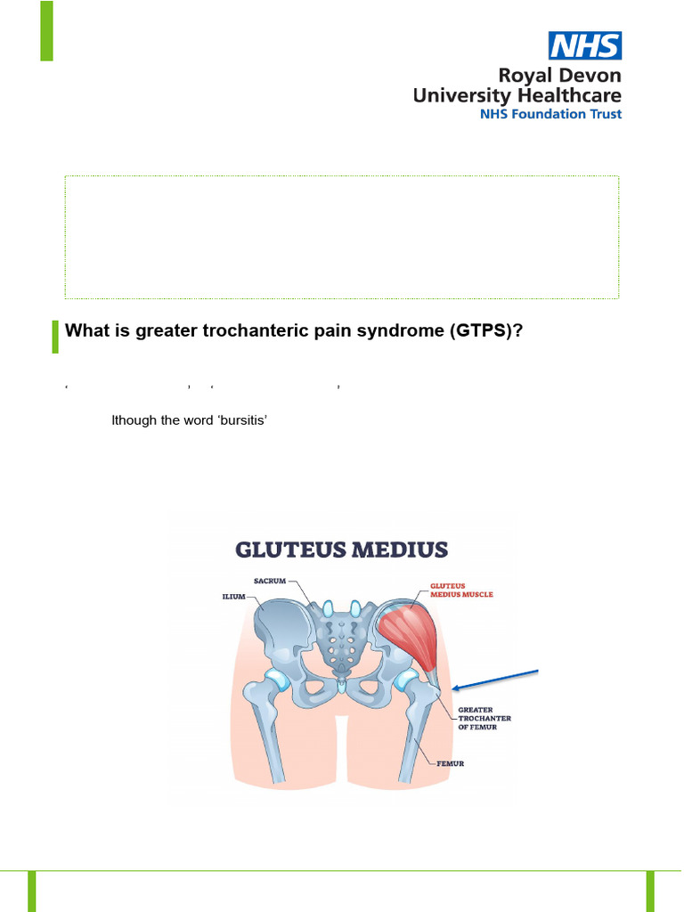 Greater Trochanteric Pain Syndrome Gtps 1009 v2 | PDF | Hip | Diseases ...