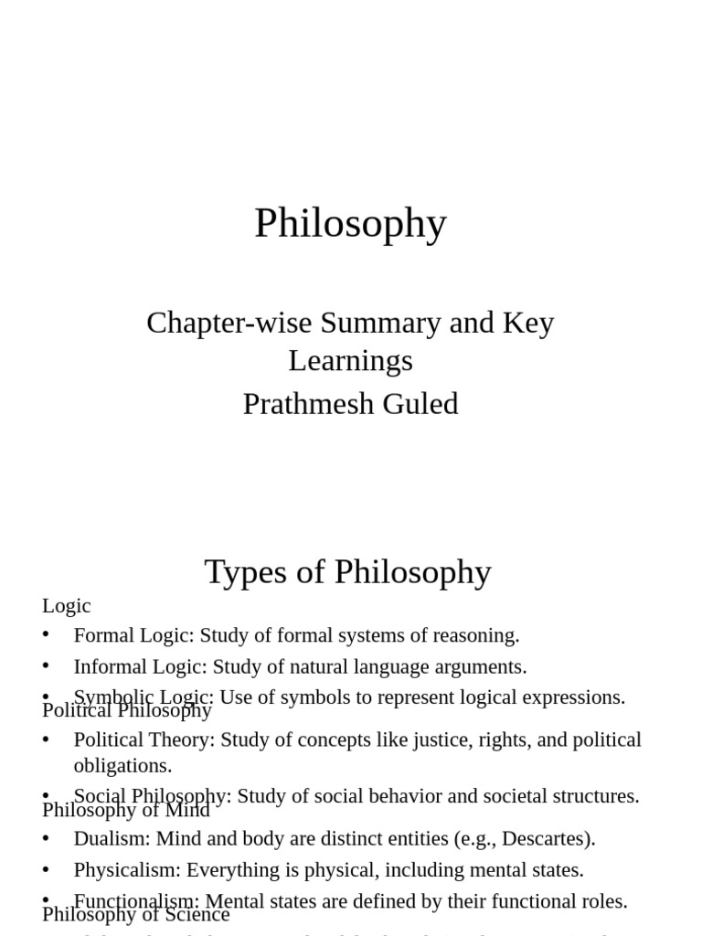 Philosophy Presentation Slides 1 To 15 | PDF | Rationalism | Epistemology