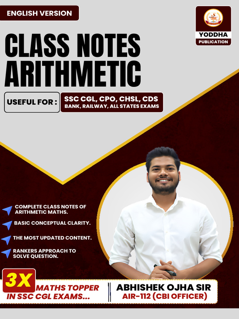 Abhishek Ojha's Arithmetic Class Notes | PDF | Social Information ...