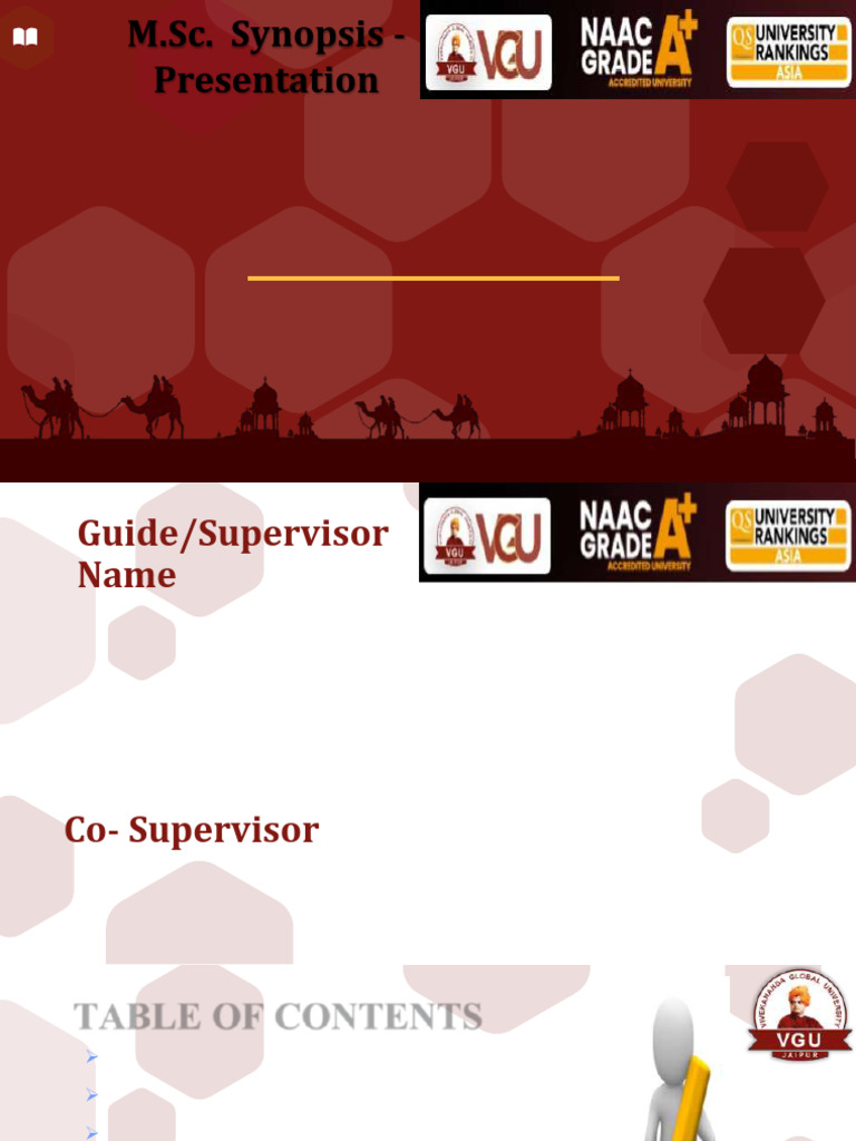 Synopsis -M.sc. PPT Format (1) | PDF