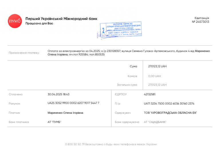 Reciept 24573013 | PDF