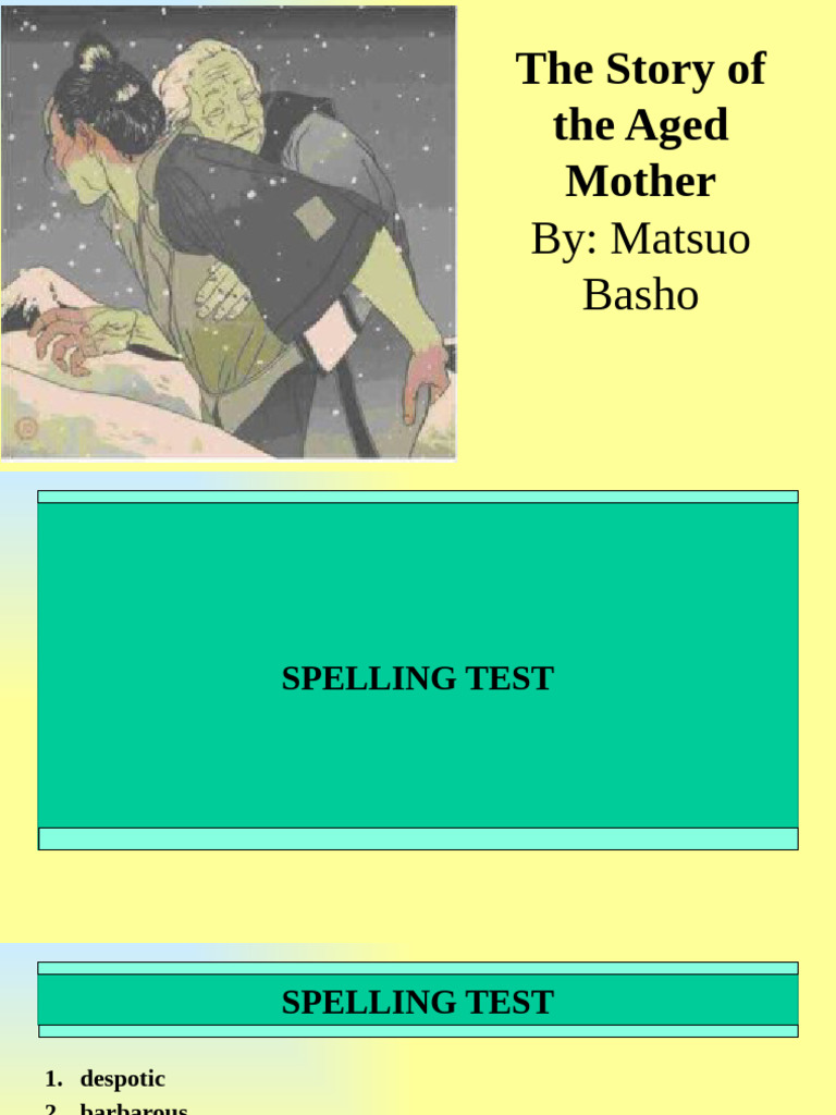 The Aged Mother: A Japanese Folktale | PDF