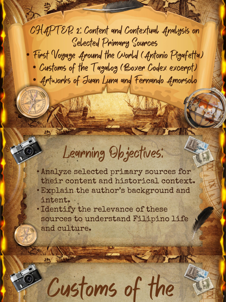 Chapter 2 Lesson 2 Customs of The Tagalog | PDF