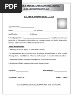 Appointment Order Format | PDF