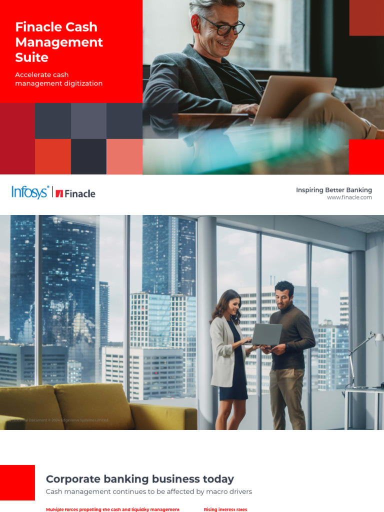 Finacle Cash Management Suite Brochure | PDF | Cloud Computing | Banks