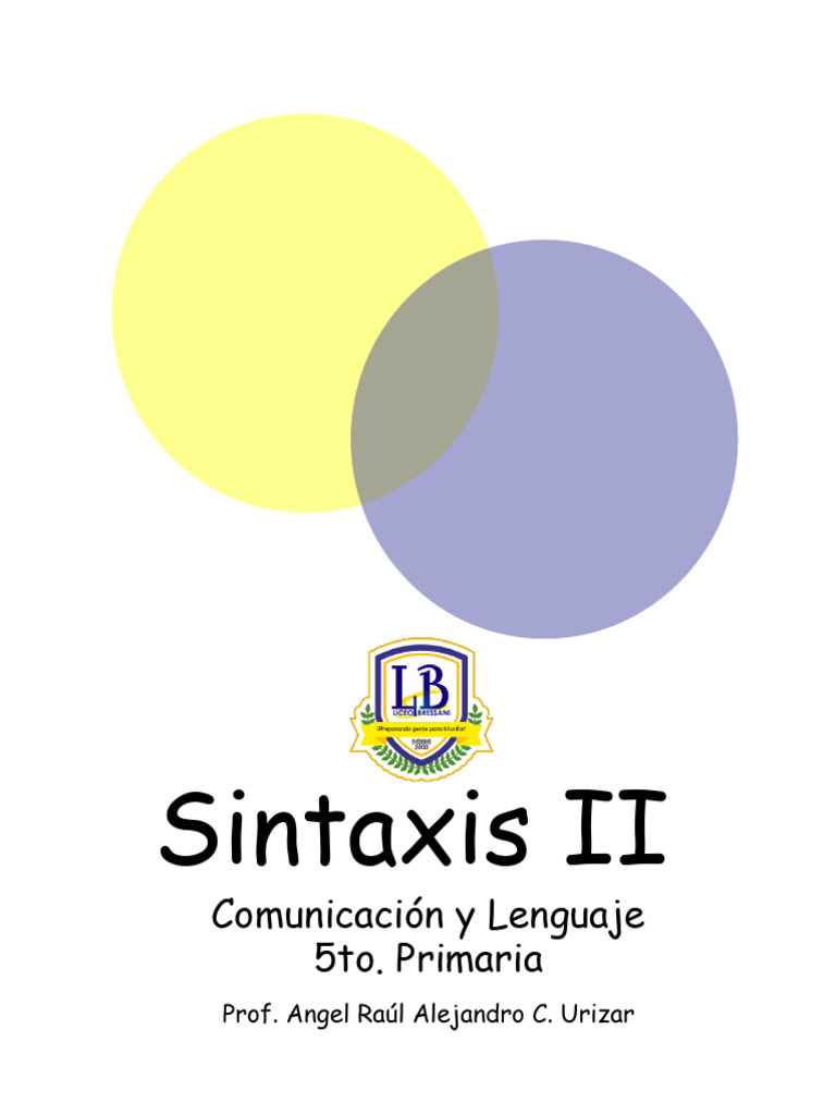 Sintaxis Ii | PDF | Asunto (gramática) | Sintaxis