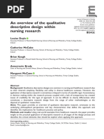Guide to Qualitative Descriptive Design | PDF | Qualitative Research ...