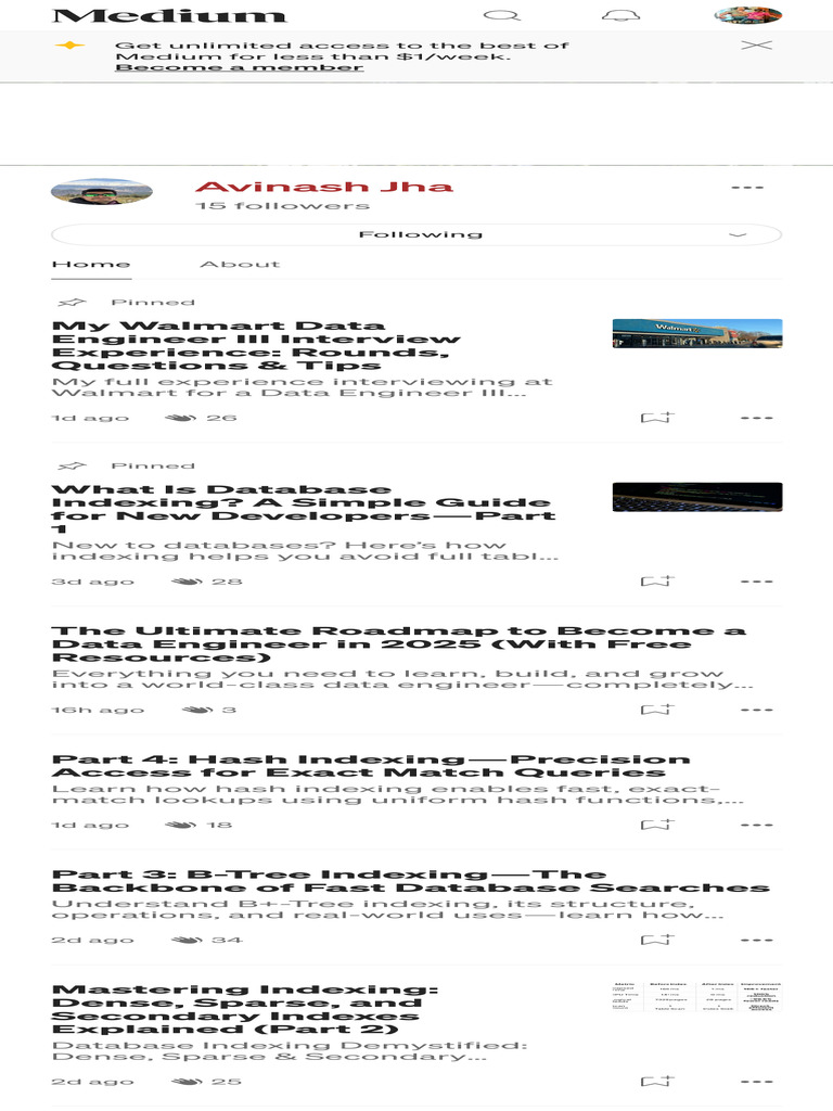 Avinash Jha - Medium | PDF