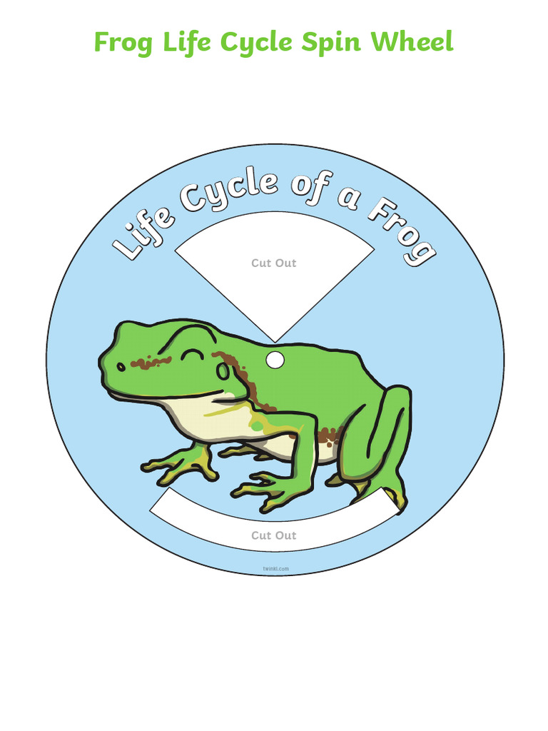 Au T 1447 Frog Life Cycle Spin Wheel Ver 2 | PDF
