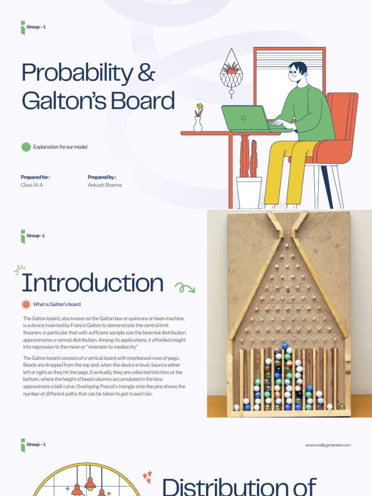 Galton's Board Presentation | PDF | Mathematical Analysis | Probability