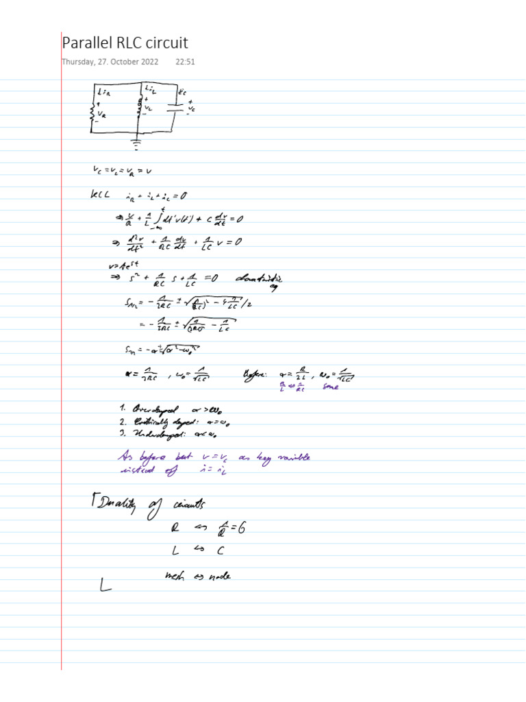 30 - Parallel RLC Circuit | PDF
