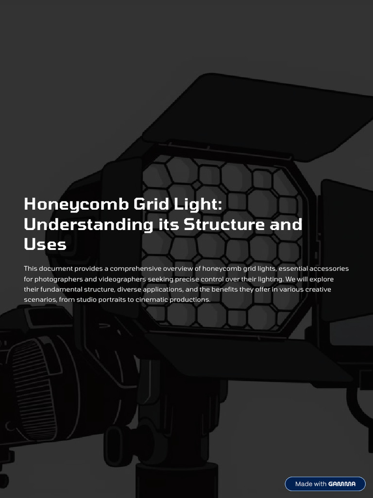 Honeycomb Grid Light Understanding Its Structure and Uses | PDF ...