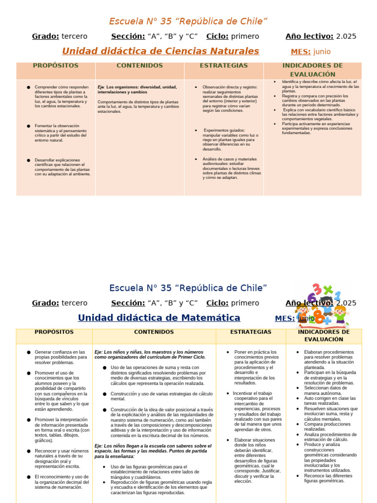 Unidades de Junio | PDF | Literatura | Comprensión lectora
