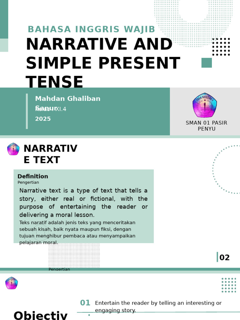 Tenses in Narrative Texts Explained | PDF | Grammatical Tense | Subject ...