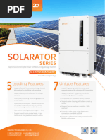 Solis 50kW Hybrid Inverter Datasheet | PDF | Electrical Grid | Power ...