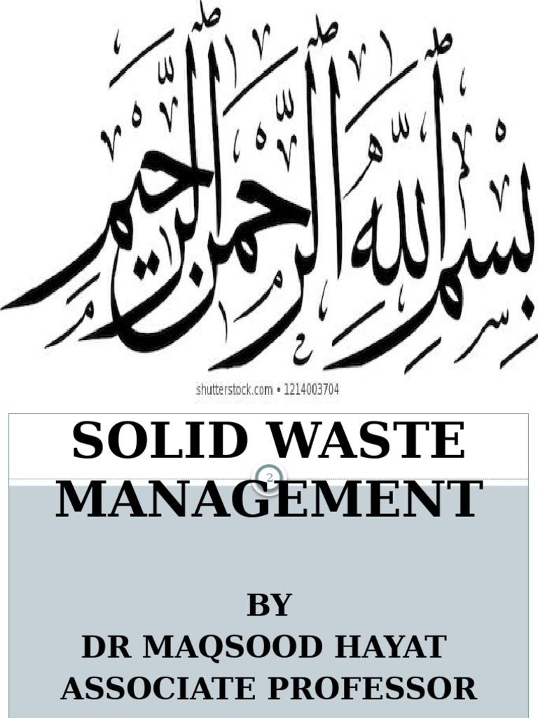 Disposal of Solid Wastes 08-07-2025 | PDF | Compost | Sewage Treatment