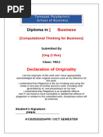 Ai Declaration Form Template | PDF | Artificial Intelligence ...